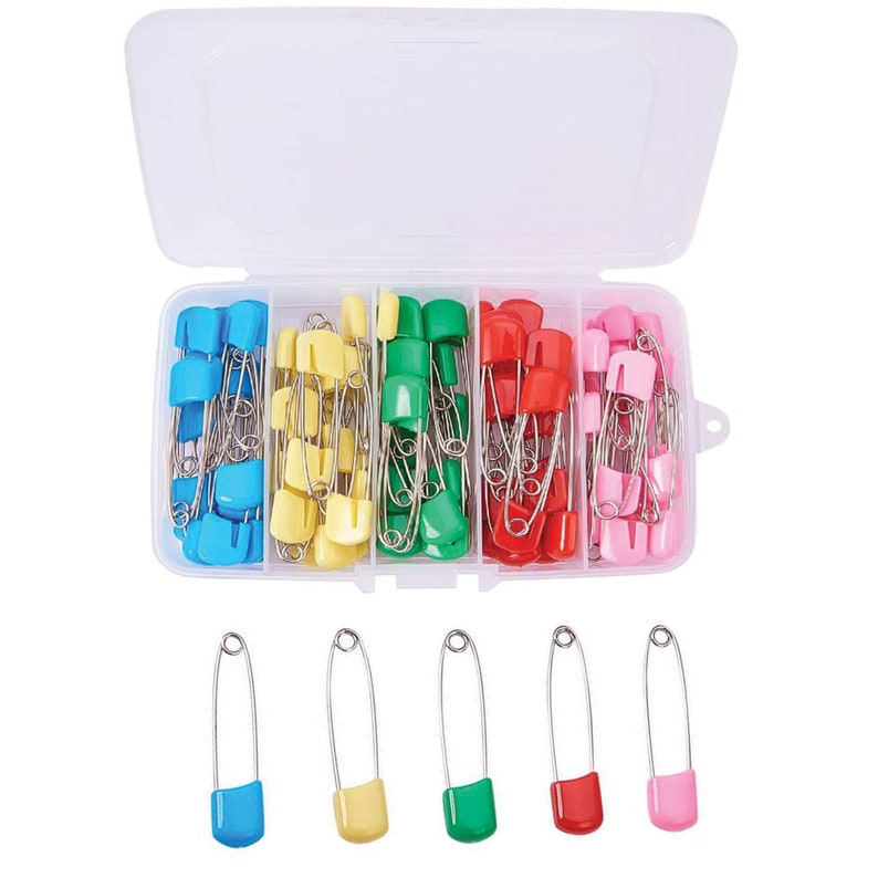 Safety Pins Box for Securing Clothing DIY Jewelry Making - Etsy UK