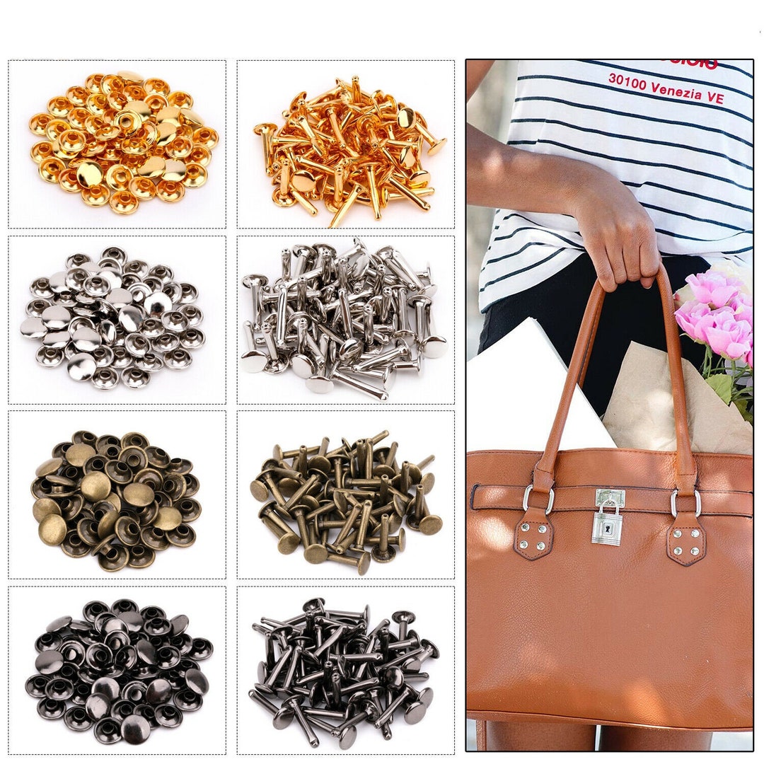Extra Long Leather Rivets Replacement Double Cab Rivets Studs Tubular ...