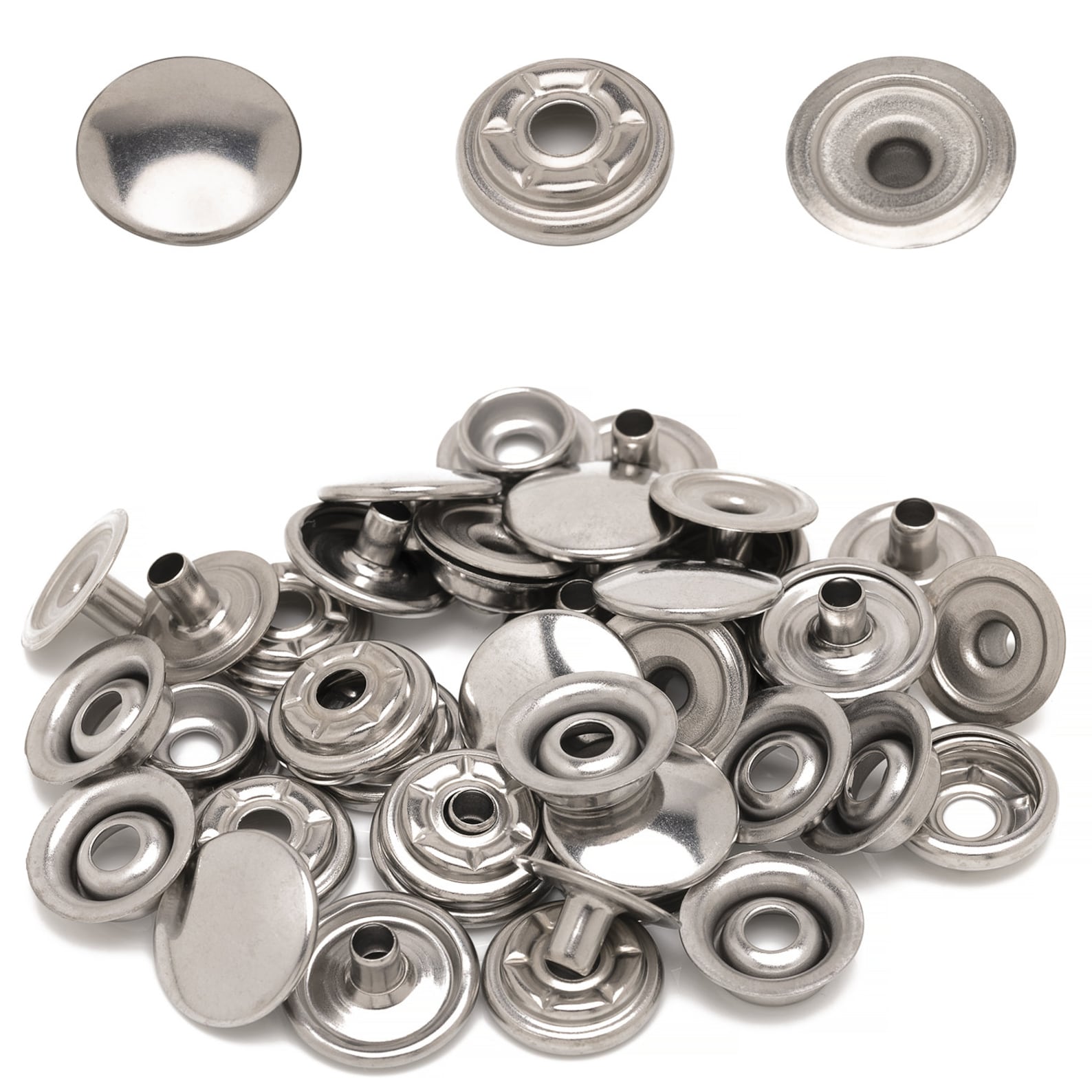 15mm PRYM Press Studs Stainless Steel Snap Fasteners For | Etsy
