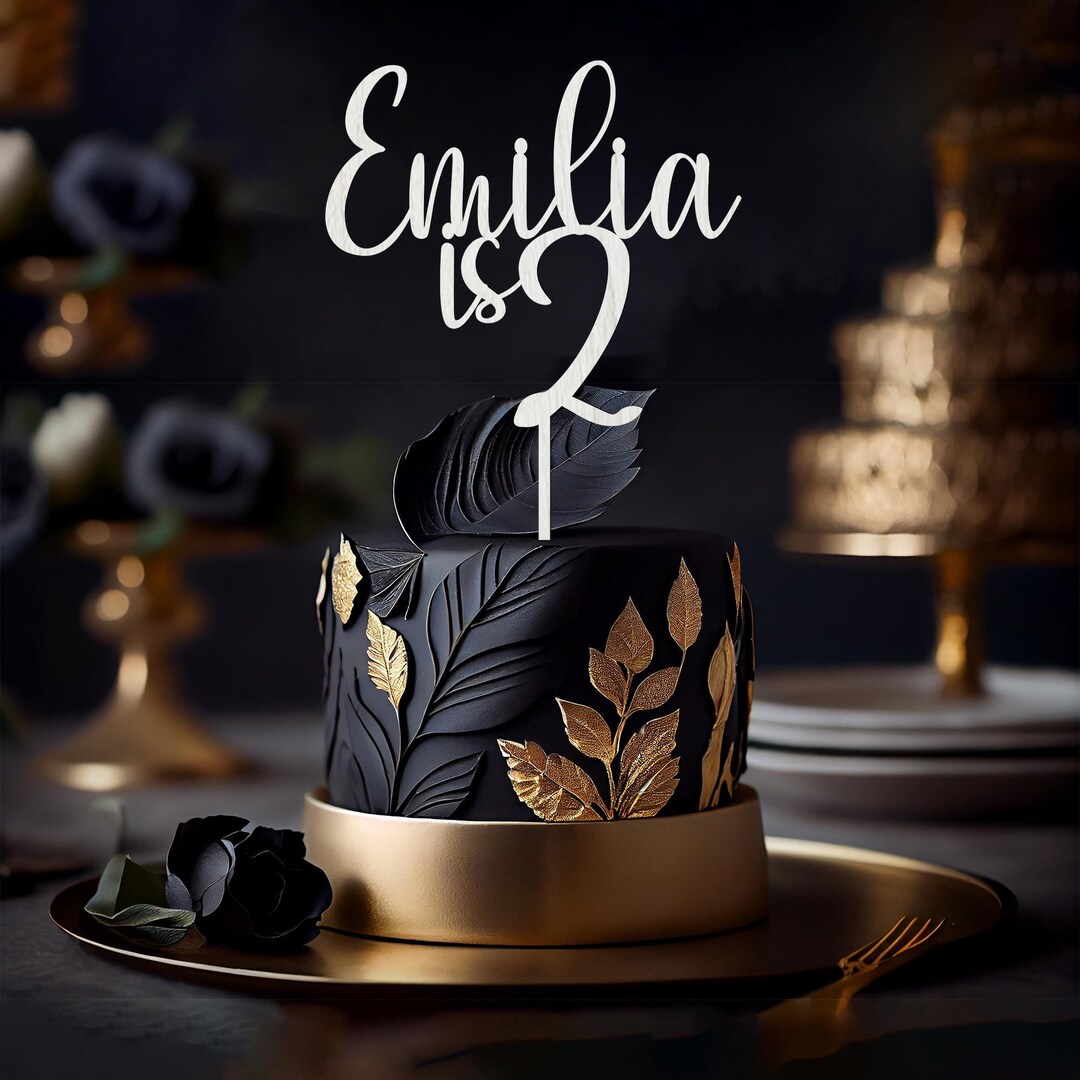 Personalised Happy Birthday Toppers 2nd 3rd 4th 5th Birthday Topper for ...