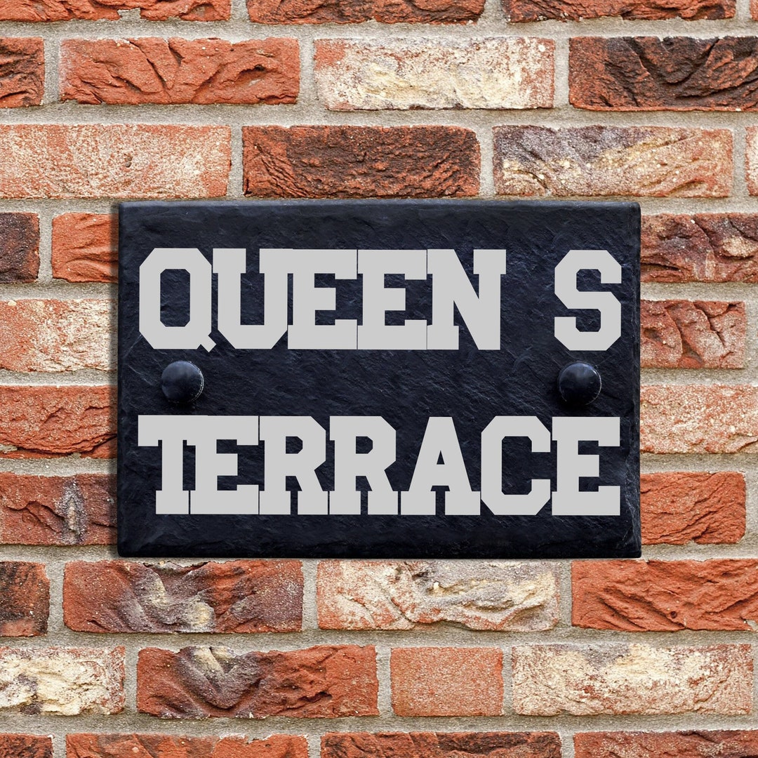 Custom Gate Sign With Any Street Name and Number Farm House Door ...