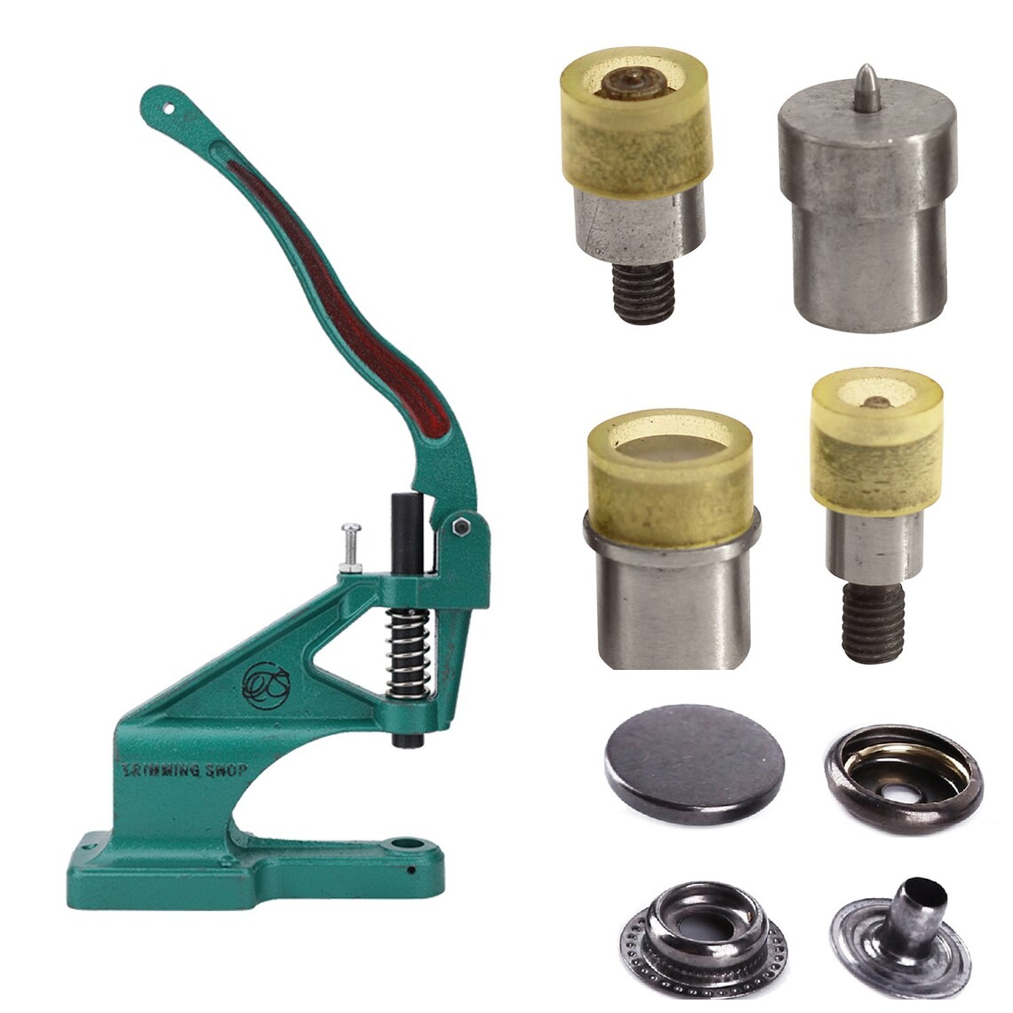 Green Hand Press Machine 12.5mm-17mm Press Studs Fixing Dies - Etsy ...
