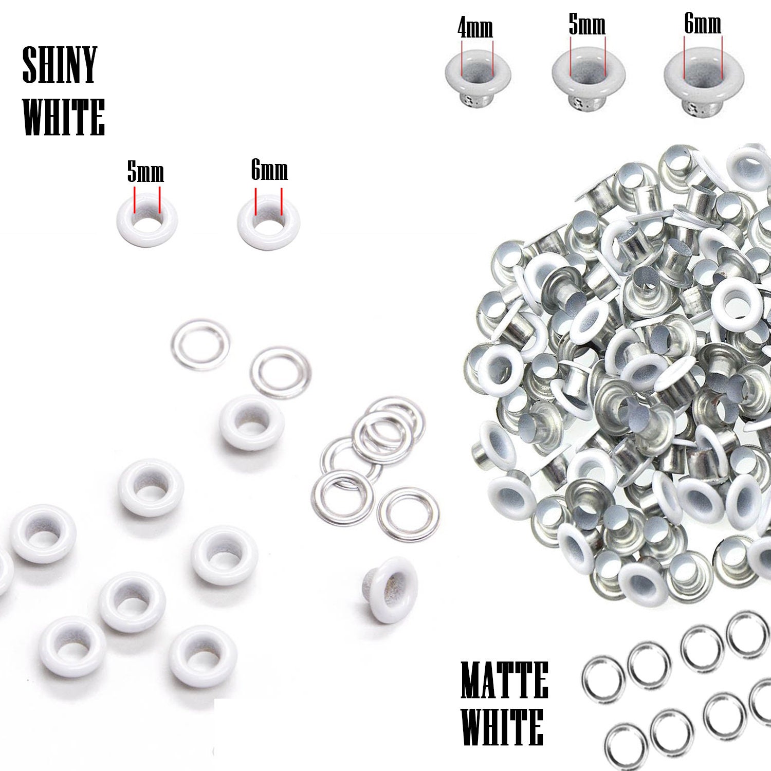 2mm 12mm Brass Eyelets Grommets With Washers For Bags | Etsy