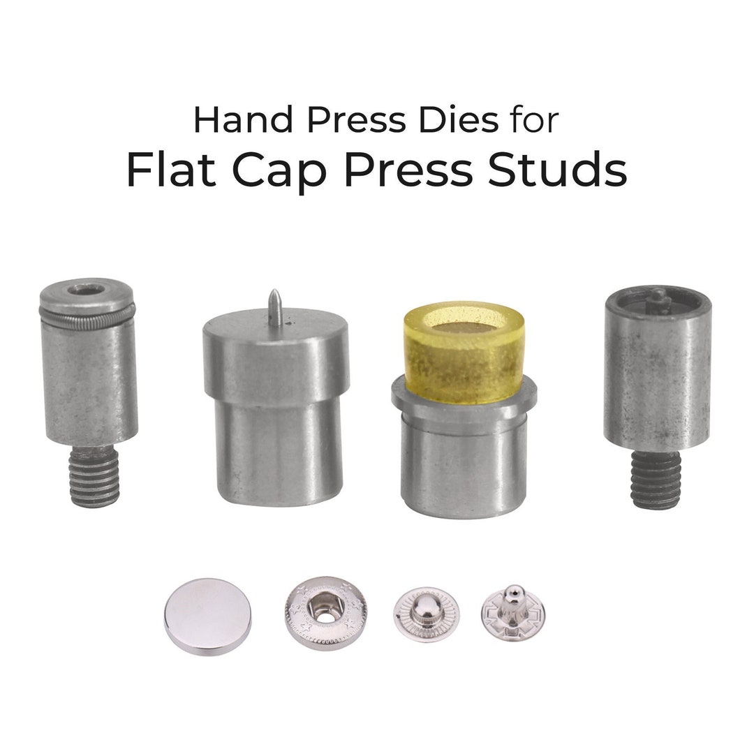 Flat Cap S Spring Press Studs Fixing Die Compatible With Green Hand ...