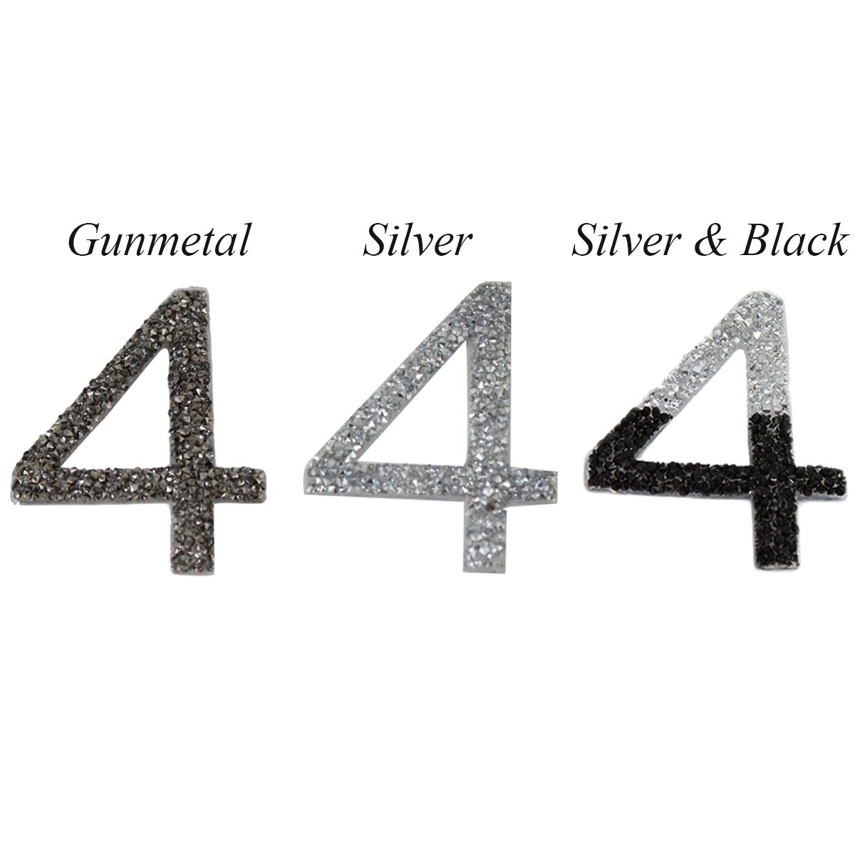 2pcs Hot Fix Iron on Number Letters Glitter Stickers for Craft - Etsy UK