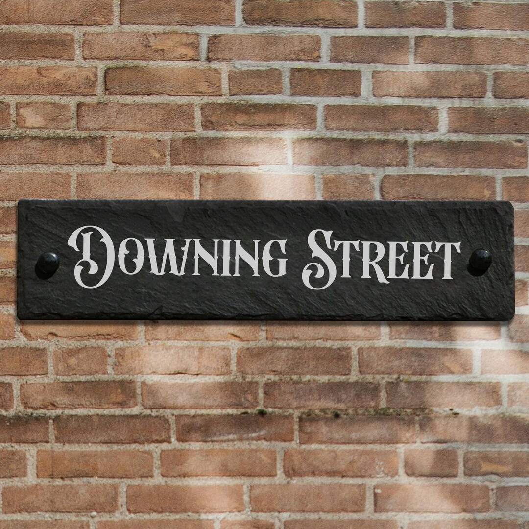Personalised Rustic Door Plaque Custom With Any Street Name Customised ...