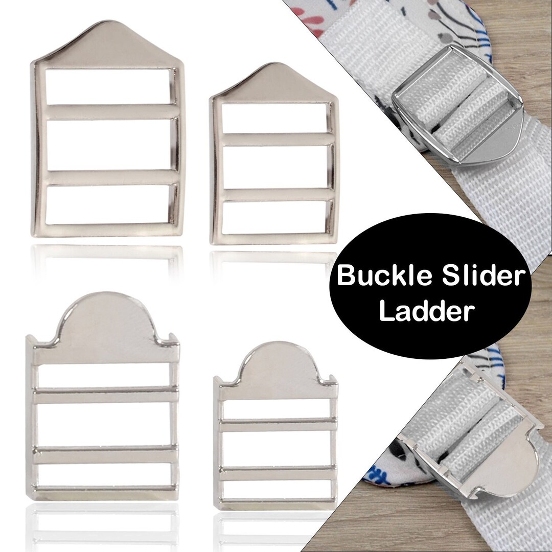 Metal Ladder Lock Slider Buckles Slider Adjust Lock Buckle - Etsy