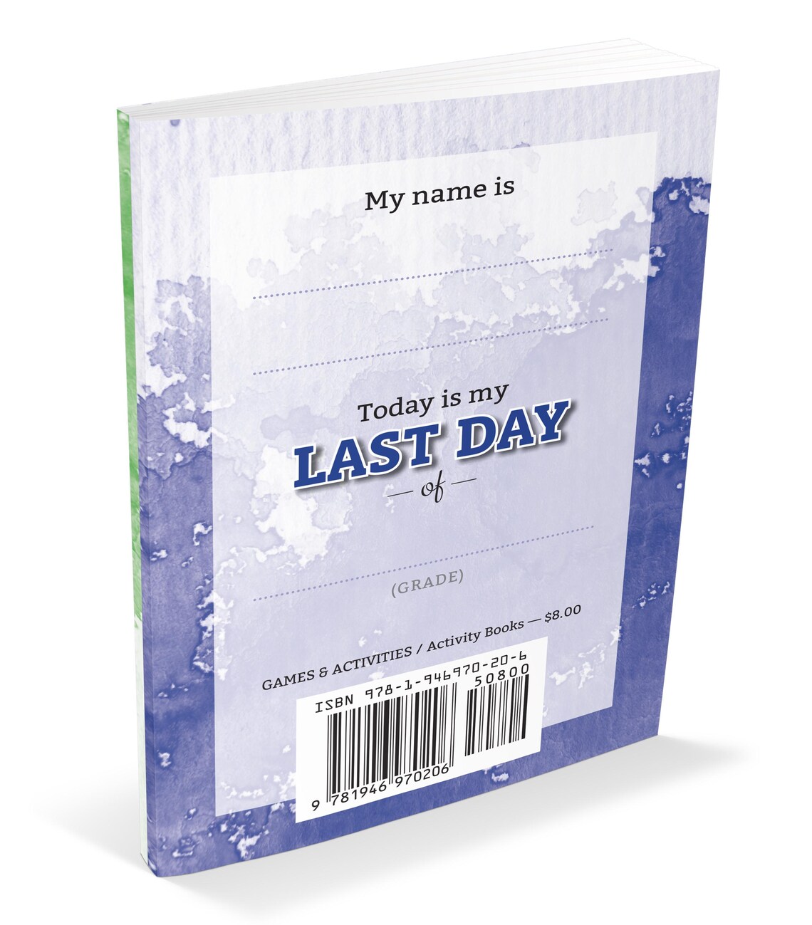 School Year Memory Book, Double-sided, First and Last Day of School ...