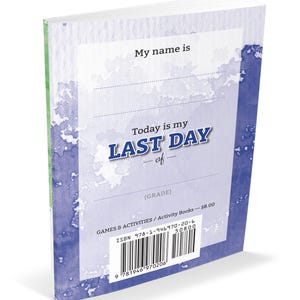 School Year Memory Book, Double-sided, First and Last Day of School ...