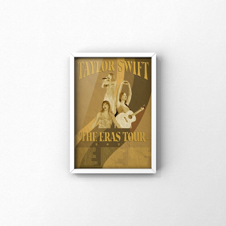 Taylor Swift the Eras Tour Poster Style Fearless - Etsy