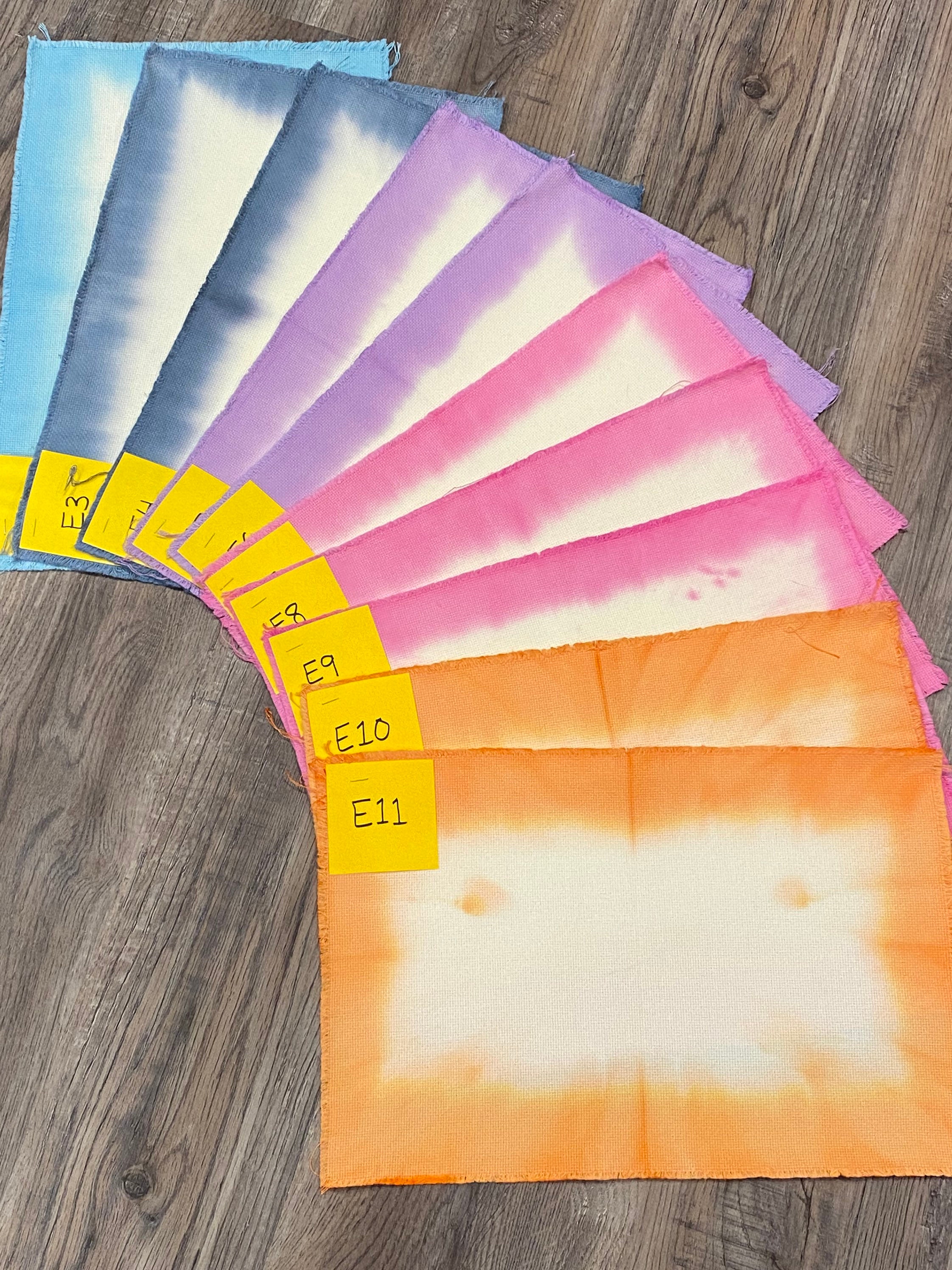 Tie Dye Border Frame 14 Count Aida Cross Stitch Cloth 17”x11” - Etsy