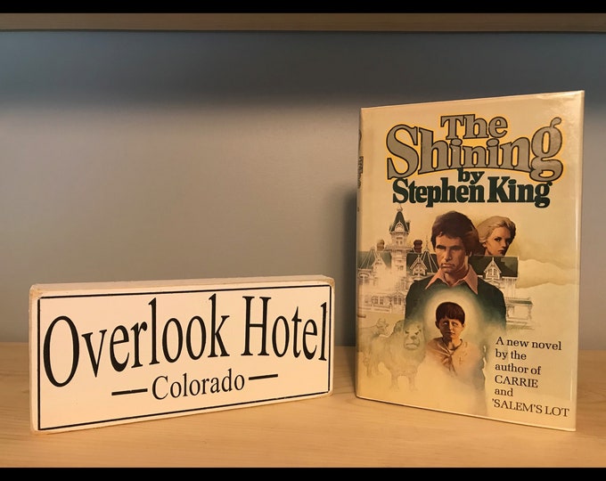 Stephen King Overlook Hotel Wood Mini Sign The Shining Rustic