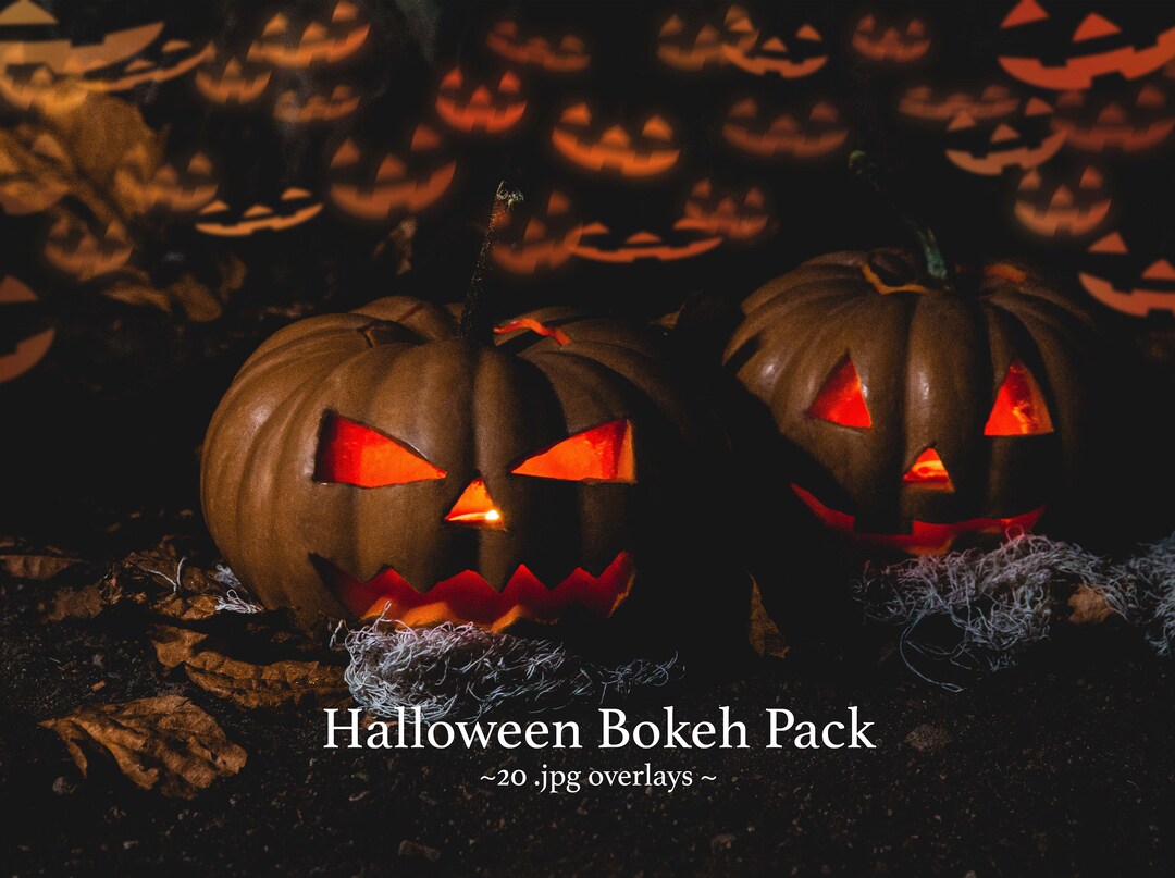Halloween Bokeh | Halloween Overlay | October Bokeh | Pumpkin Bokeh ...