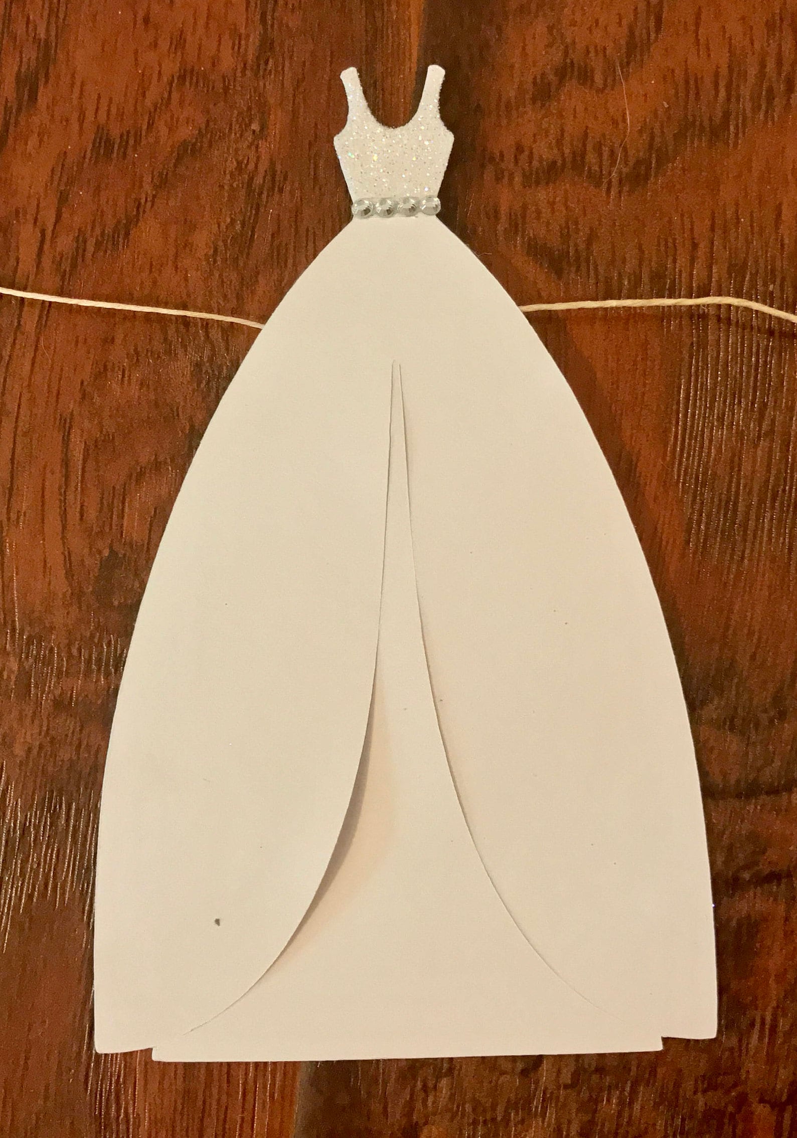 Wedding Dress Garland- Bridal Shower Decoration - Etsy