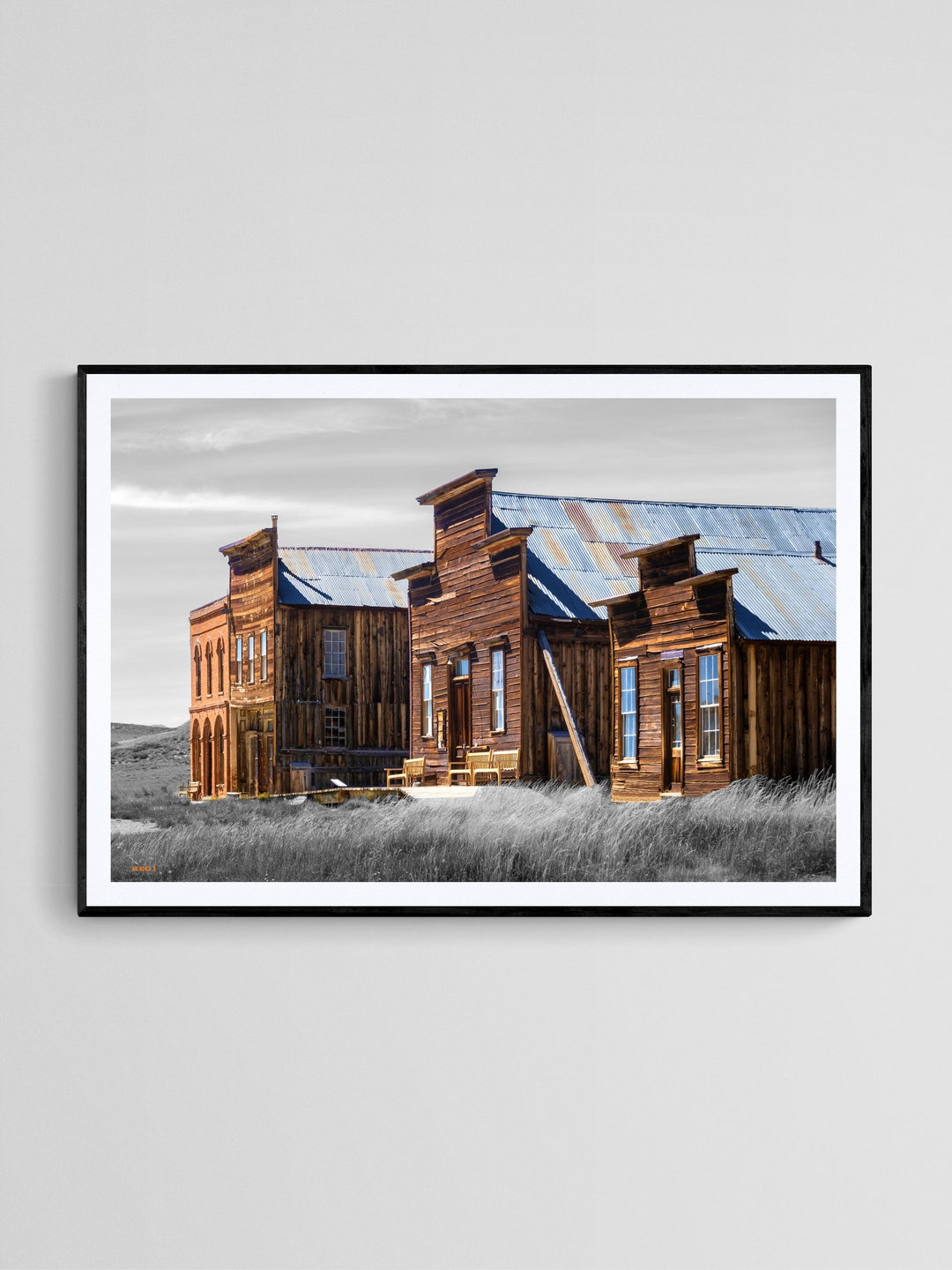California Photography Art - Bodie Ghost Town: "cancelled Contours" - Etsy