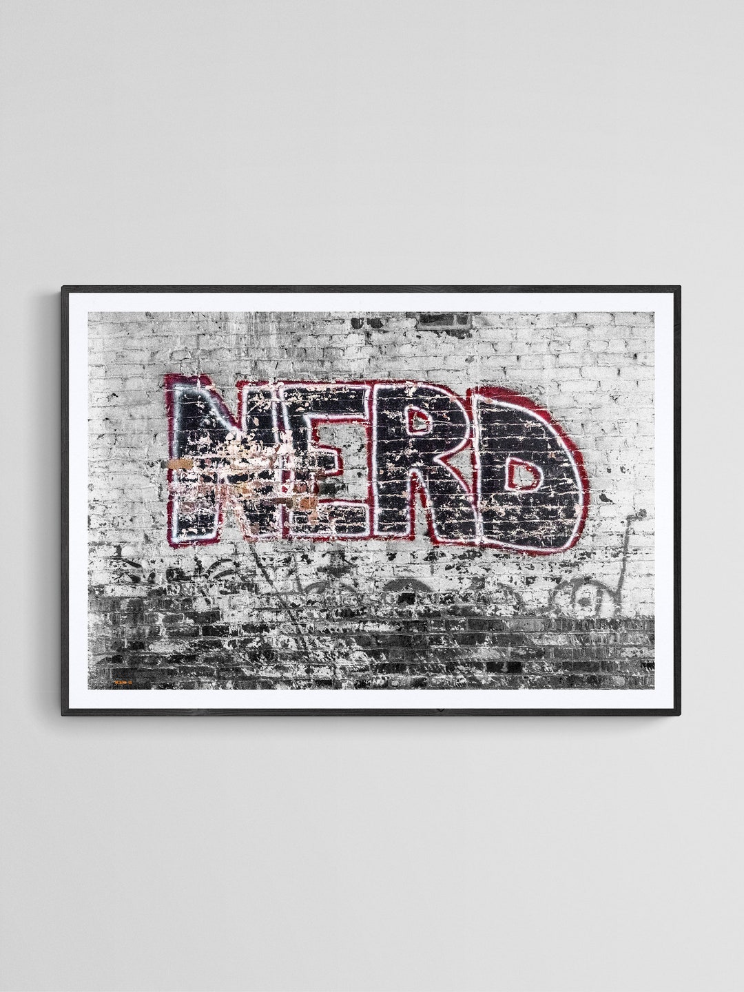 Louisiana Photography Art - New Orleans - Graffiti: "narly Nerd" - Etsy