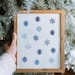 Snowflake Fingerprint Art for Toddlers | Winter Fingerprint Activity ...