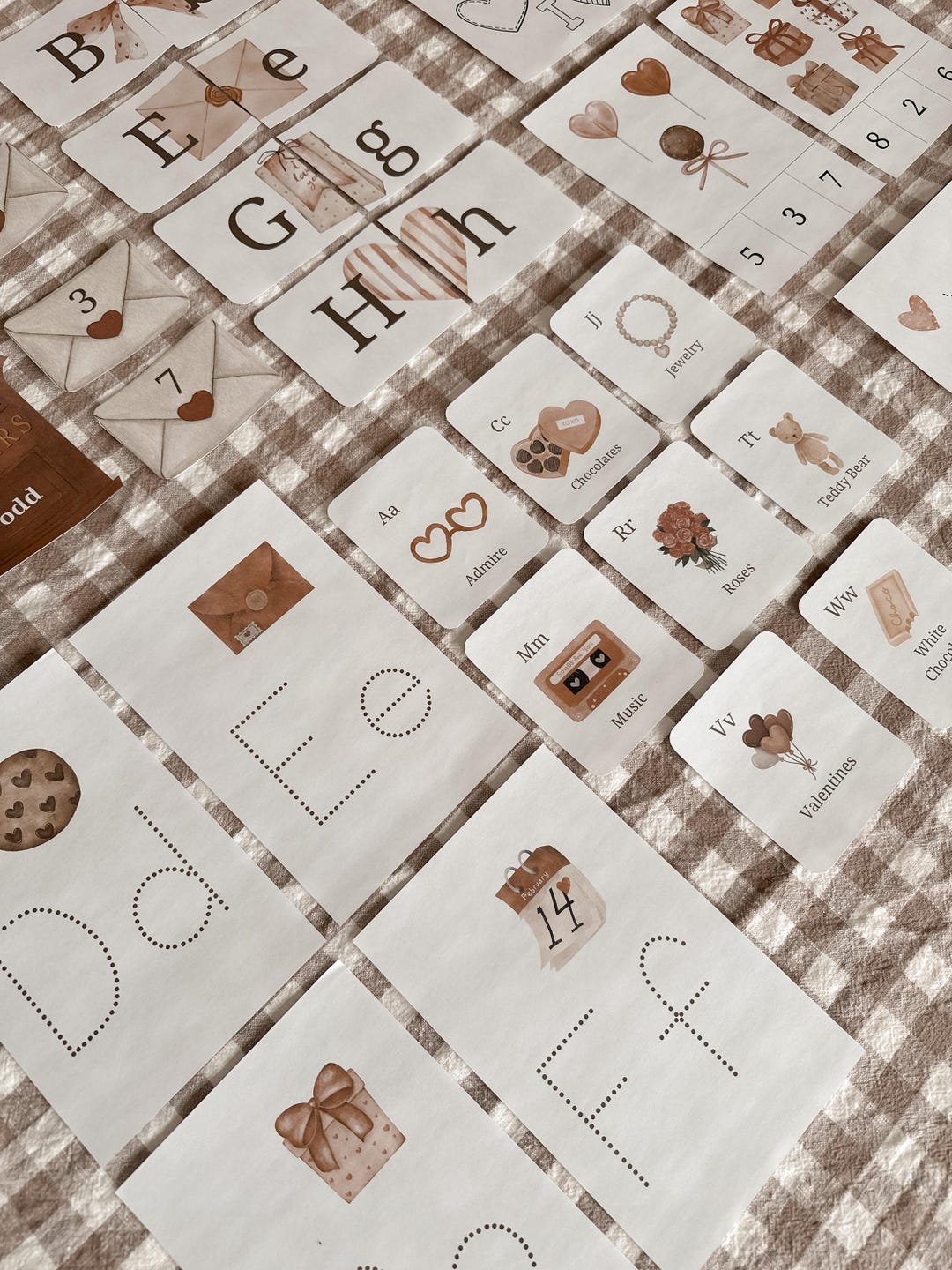 Valentine's Day ABC Flashcards: Toddler Homeschool Activity (digital ...