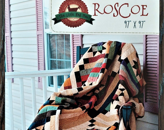 Roscoe, 2018 Quilt Pattern, From Little Red Hen, 97 X 97 - Etsy