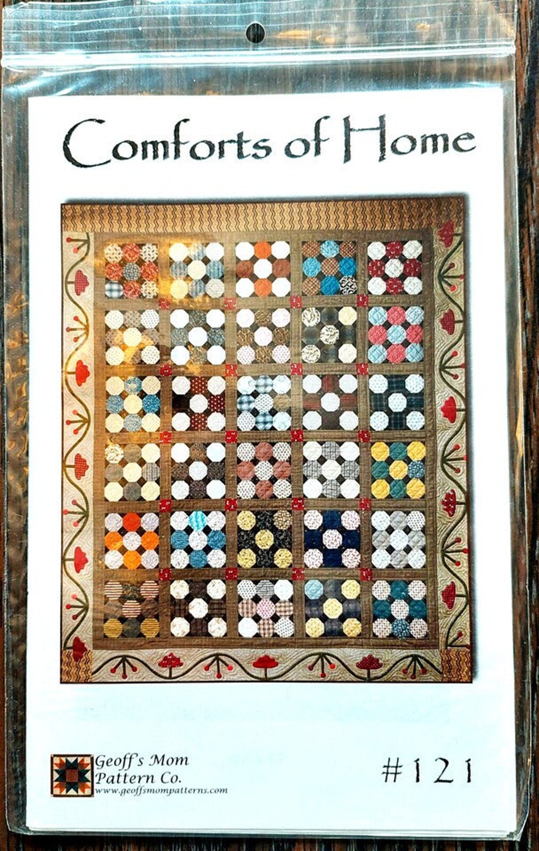 Comforts of Home, Quilt Pattern From Geoff's Mom Pattern Co., #121, 80 ...