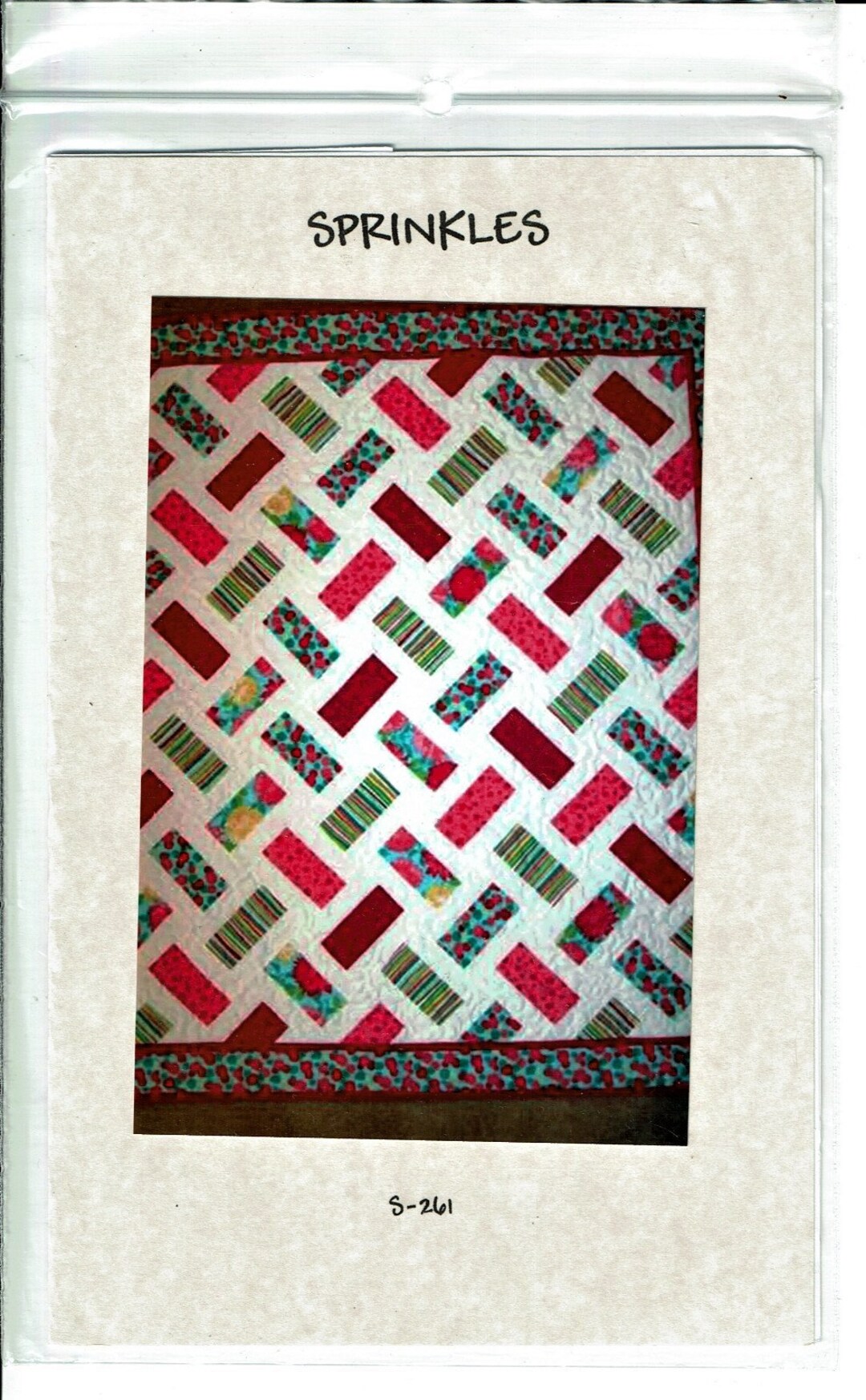Sprinkles, Adaptable Quilting Pattern for Many Different Home Decor ...