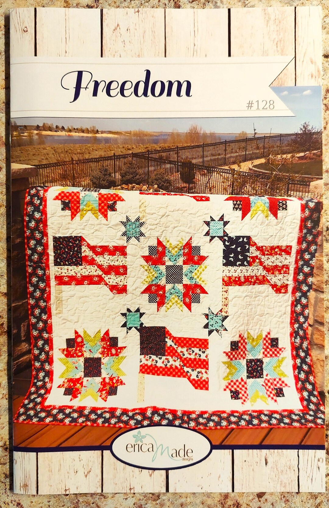 Freedom, 2019 Quilt Pattern From Erica Made Designs, Patriotic Wall ...