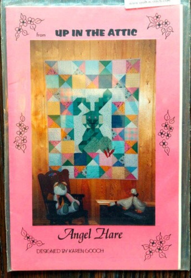 Angel Hare, 1999 Quilt Pattern, From up in the Attic, Designed by Karen ...