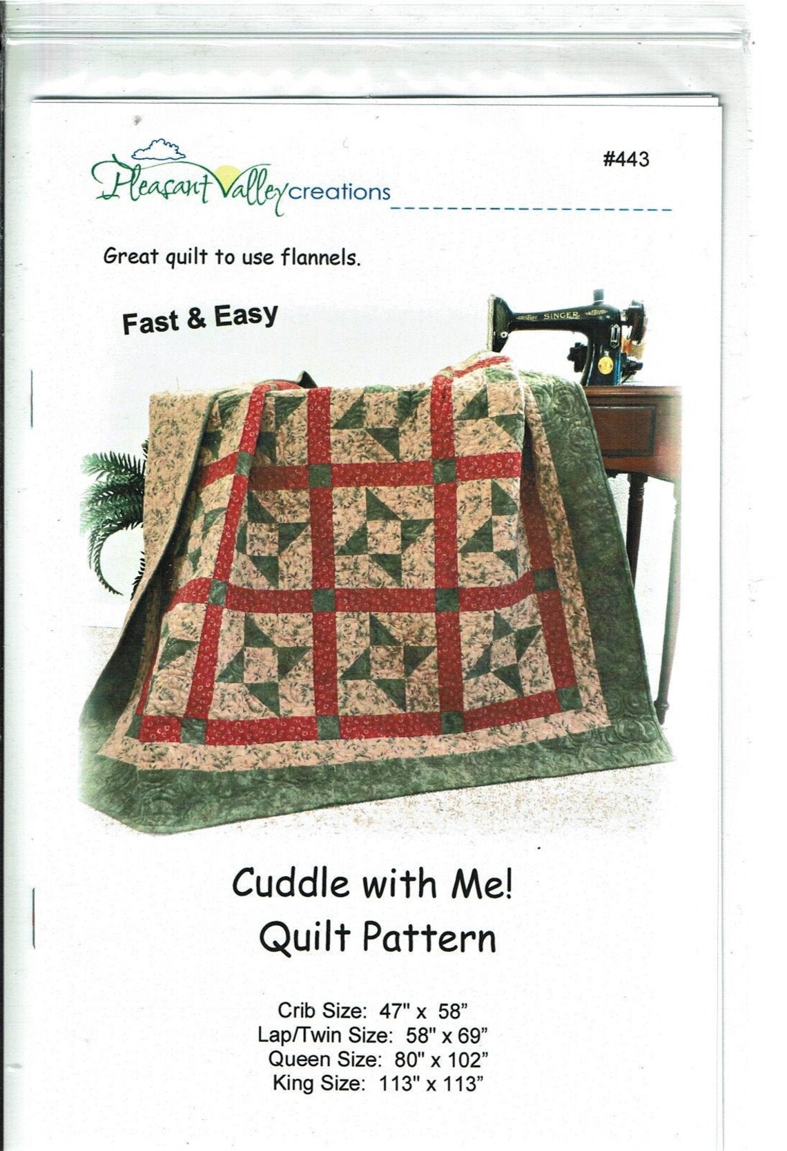 Cuddle With Me! Quilt Patterns, Pleasant Valley Creations,diana ...