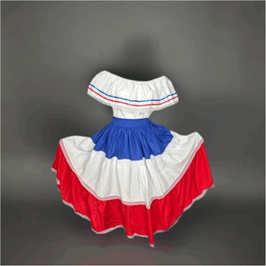 Dominican Republic Traditional Dress for Adults - Etsy