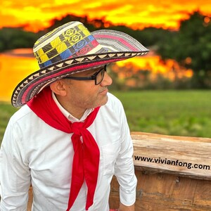 Red Bandana Pañoleta Roja for Colombian, Puerto Rican Jibaro, or ...