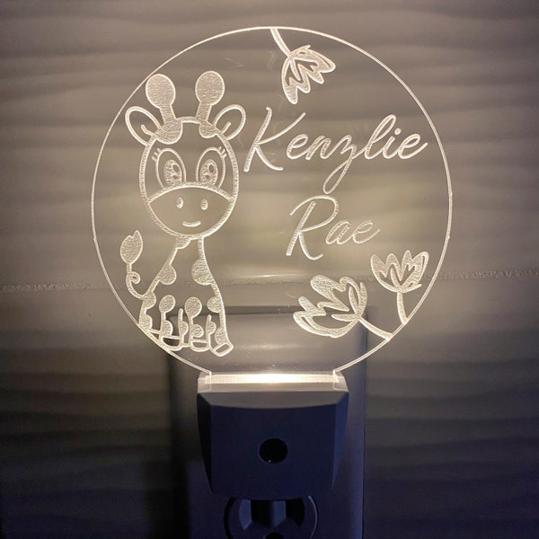 Giraffe Night Light - Etsy