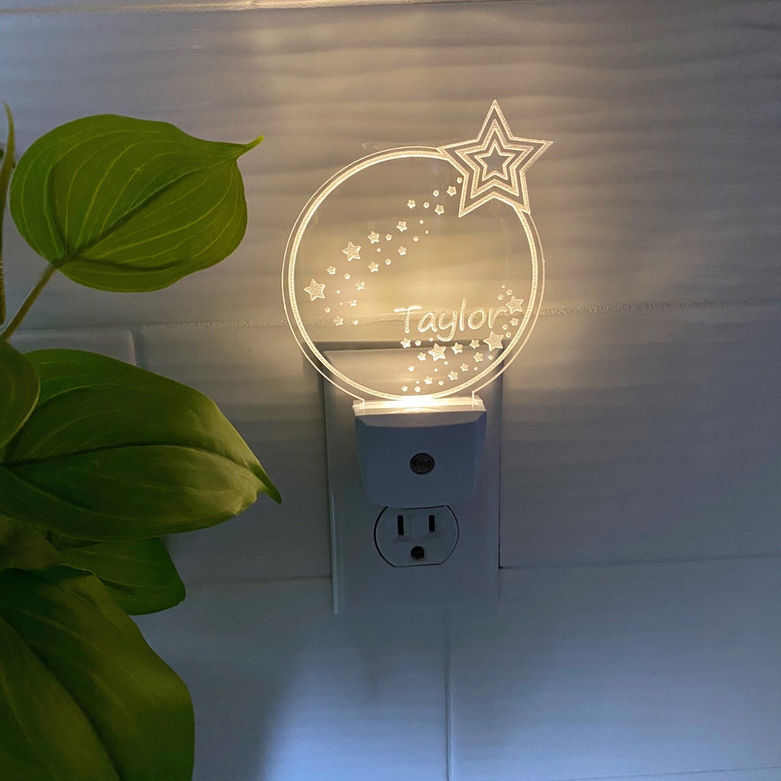 Personalized Star Night Light Name Gift Light up Engraved | Etsy