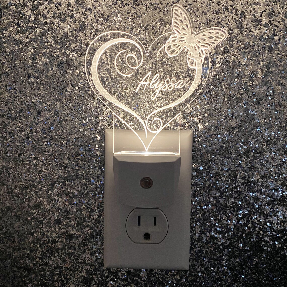 Personalized Night Light Name Gift Light up Engraved - Etsy