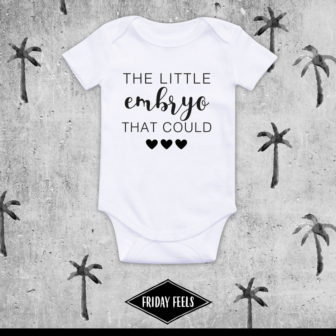 Baby Onesie, Little Embryo, IVF Baby, Infertility, Baby Outfit, Baby ...