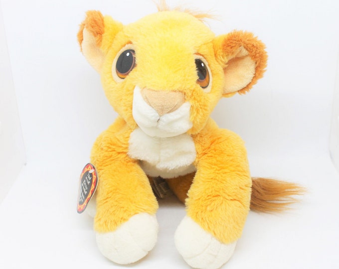 Vintage the Lion King Simba Plush Mattel Walt Disney Once Upon a Time ...