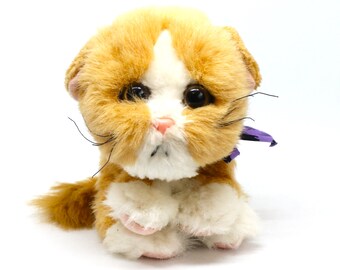 Plush Purring Kitty - Etsy