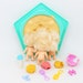 Vintage Tyco Quints Drink N Wet Sandbox Bottle Diapers Small 90s Dolls ...
