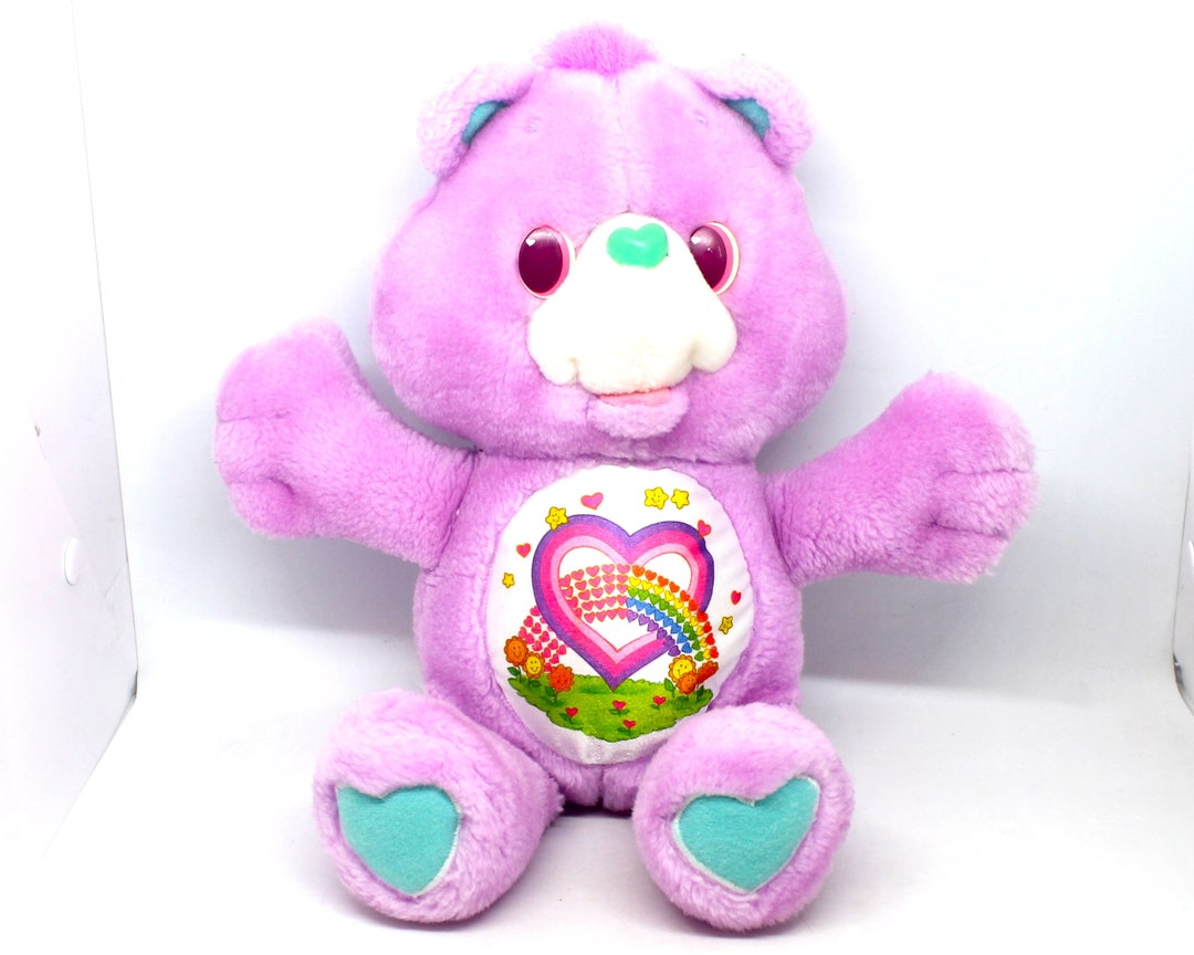 Vintage Environmental Care Bears Share Bear Kenner 1990s Plush Stuffed ...