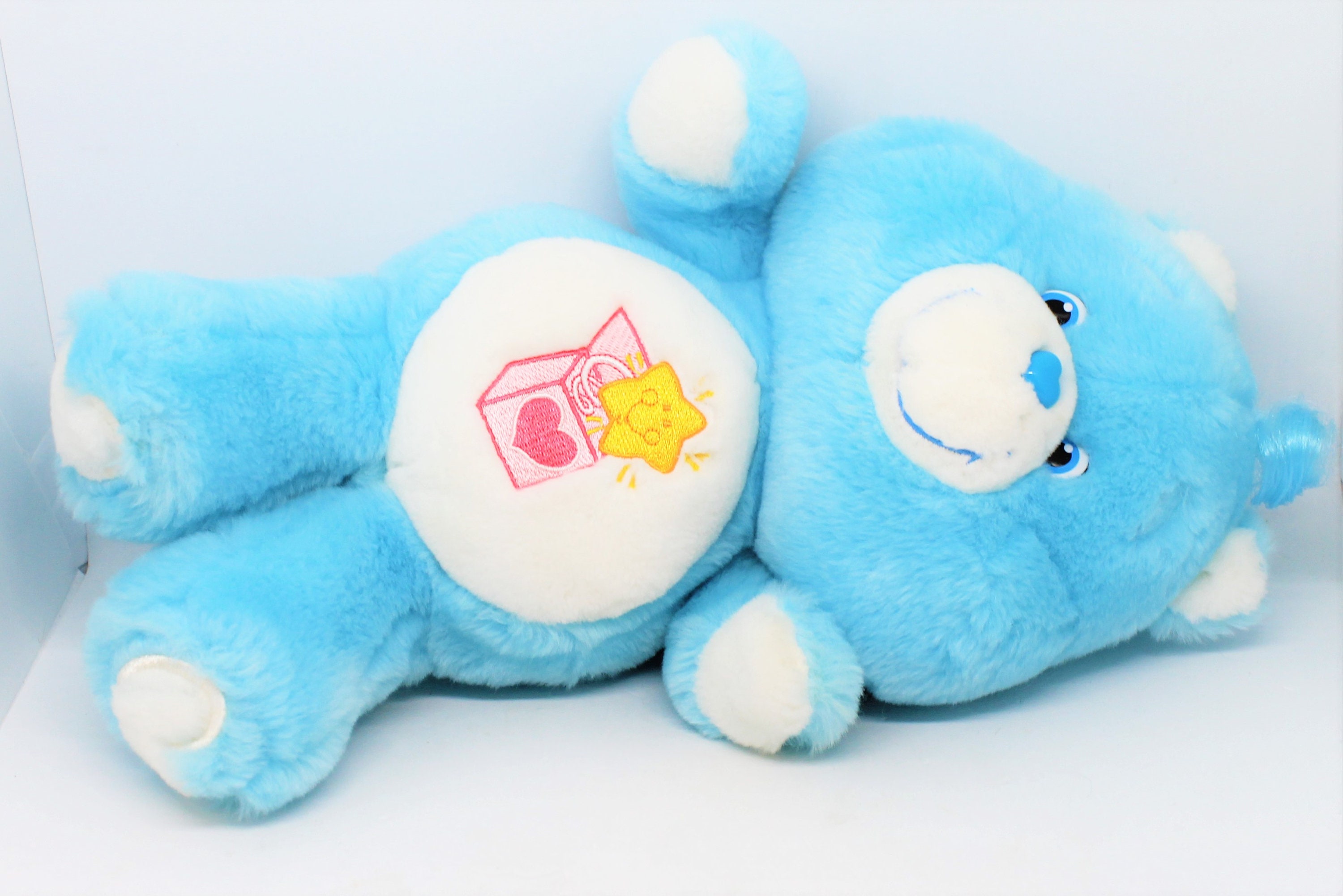 Stuffed Animals & Plushies Vintage Care Bears Blue Surprise Bear ...