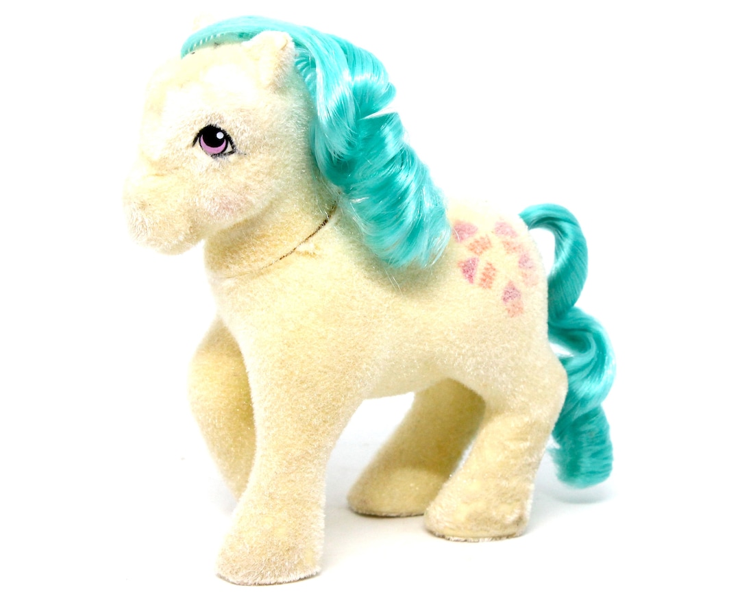 Vintage Hasbro G1 My Little Pony MLP so Soft Ponies Fuzzy Furry Cupcake ...