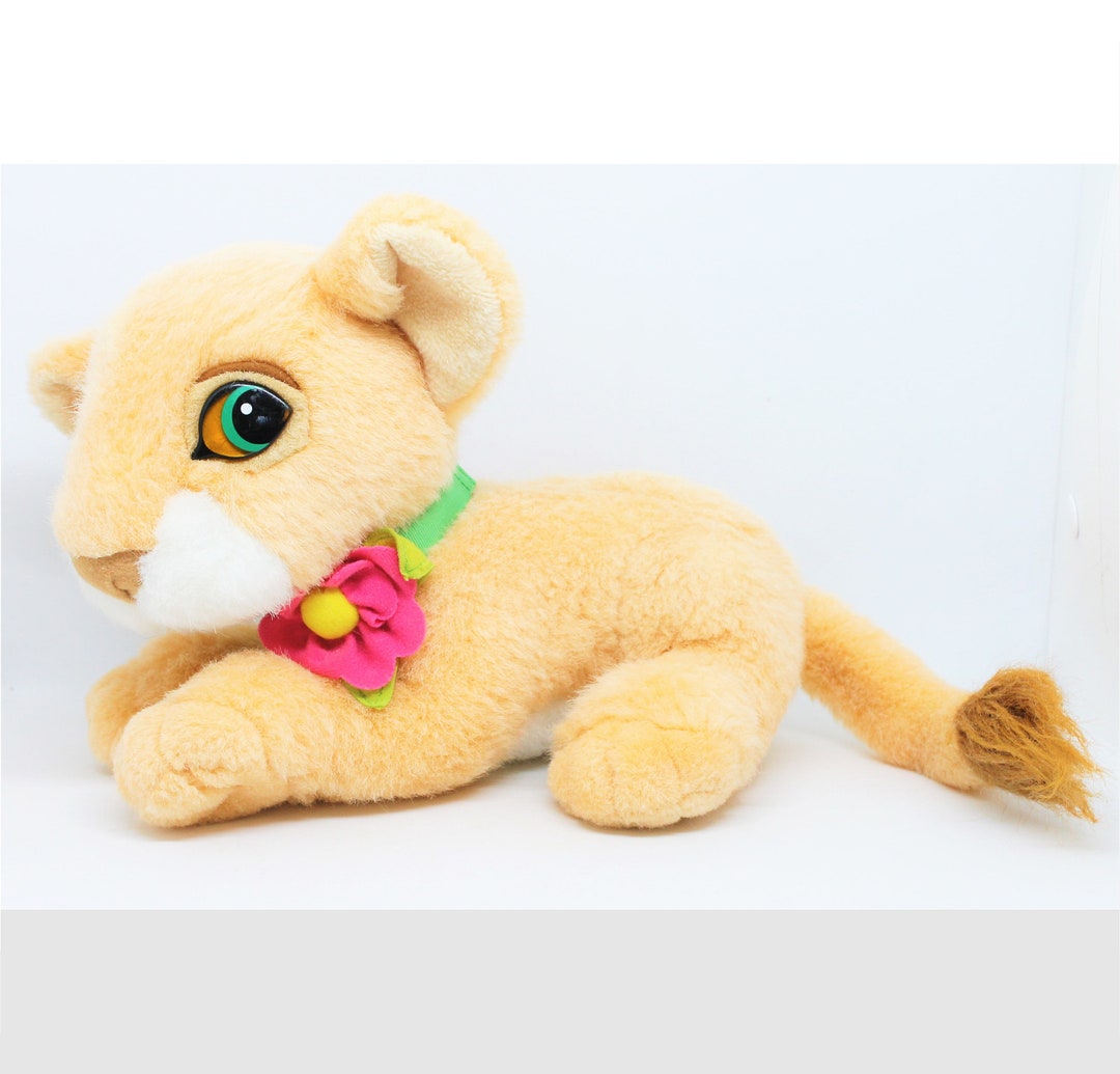 Vintage the Lion King Purring Nala Plush With Collar, Walt Disney ...