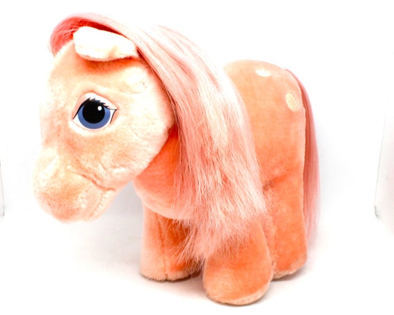 Vintage Hasbro G1 My Little Pony MLP Cotton Candy Softies Plush Stuffed Animal Toy Stuffie Earth Ponies Horse Pink Peach Etsy Canada
