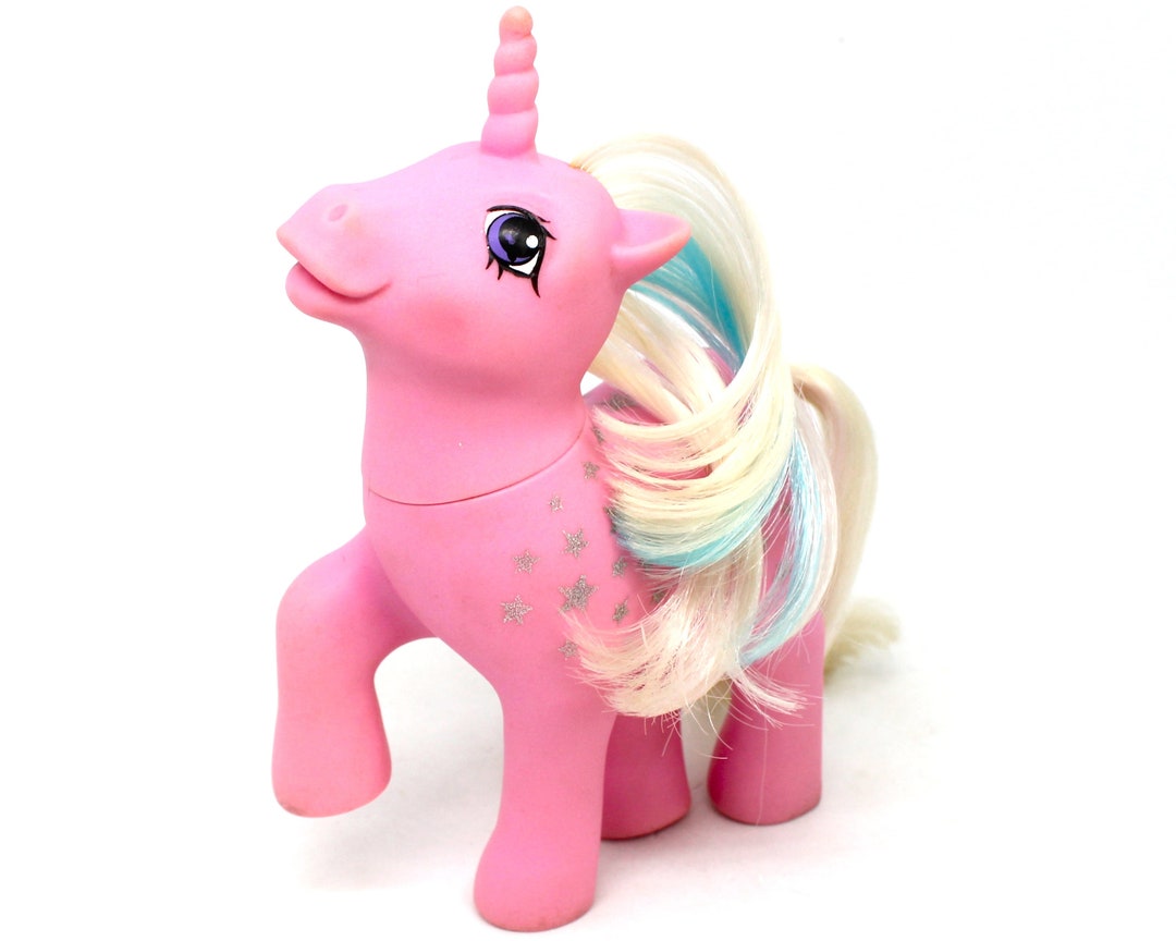 Milky Way My Little Pony MLP Twice as Fancy Vintage G1 Pink Unicorn Taf ...