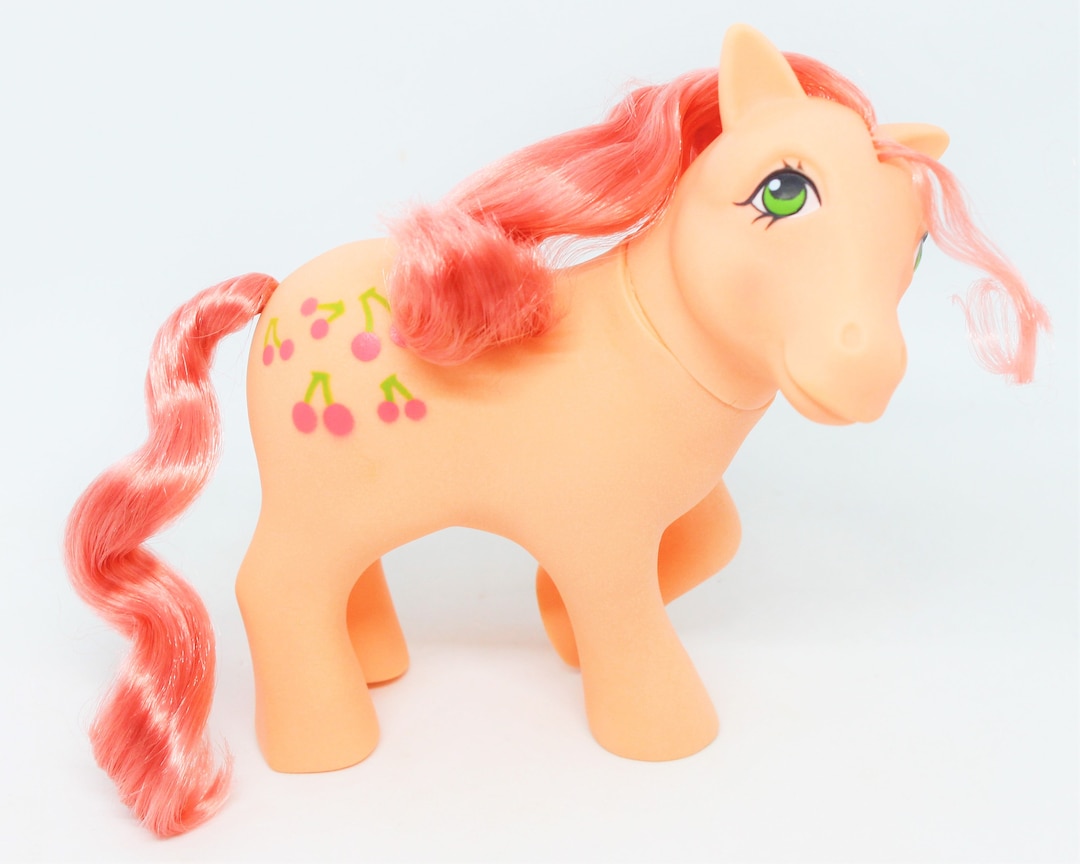Vintage Hasbro G1 My Little Pony MLP Cherries Jubilee Orange Peach ...