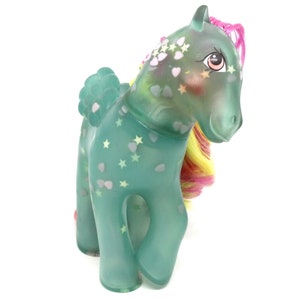 Vintage G1 Glow N' Show My Little Pony MLP Starglow Green Clear Glo in ...