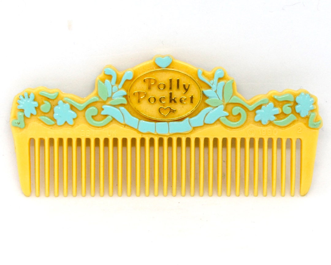 Vintage Polly Pocket Pyjama Party Tiny Trinkets Dressing Table Playset Replacement Comb Mirror ...