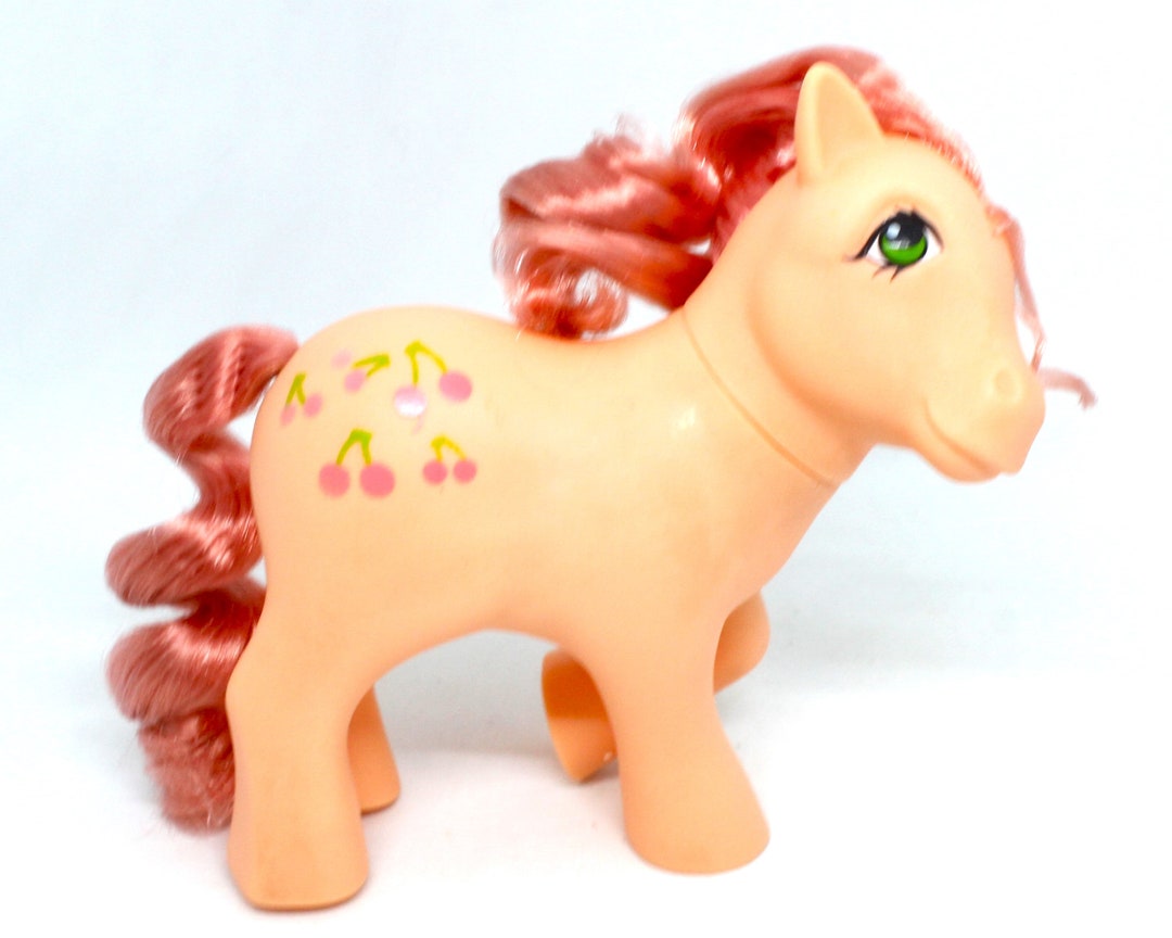 Vintage Hasbro G1 My Little Pony MLP Cherries Jubilee Orange Peach ...