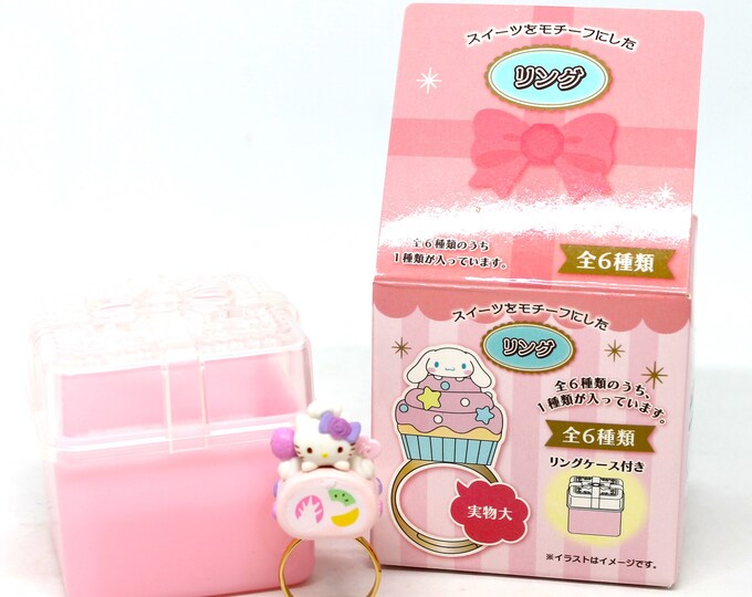 Sanrio Desserts Ring Blind Box Hello Kitty Ring in Box Japan Gift Gate ...