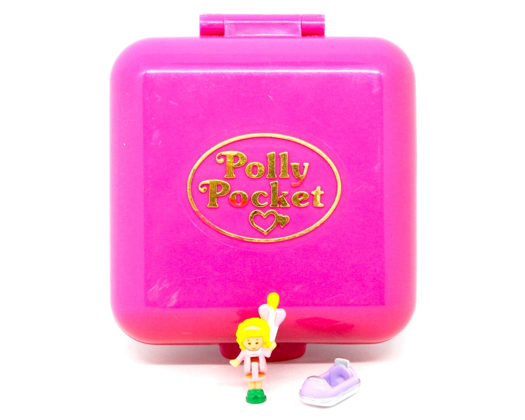 Vintage Pollyworld Complete Polly Pocket Compact Playset Bluebird Mattel Theme Park Roller