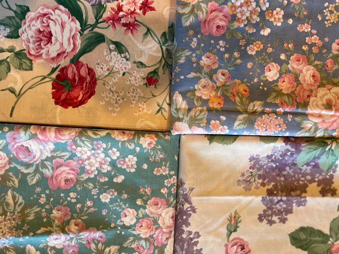 Lg Floral Prints - Joan Kessler for Concord Fabrics - Etsy